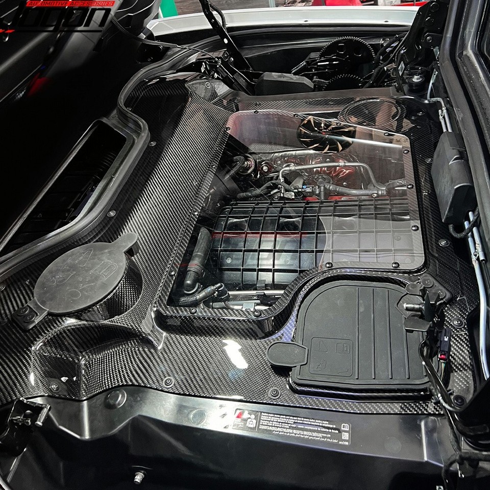 Real Carbon For Corvette C8 Z06 Stingray HTC Convertible Clear Engine ...