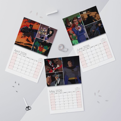 Batman the Animated Series 2026 Wall Calendar - Home Decor, Monthly ...