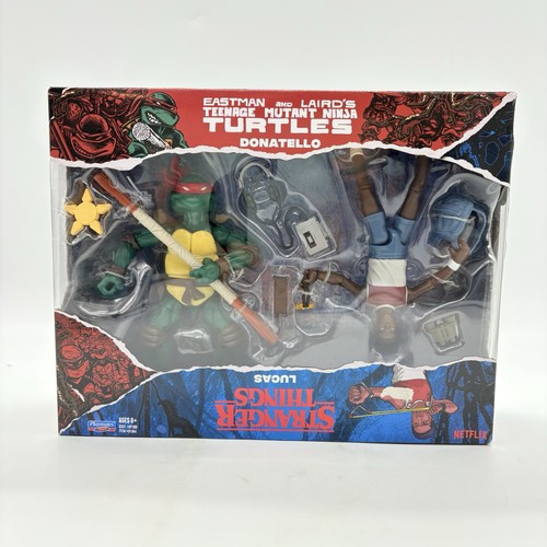 Stranger Things TMNT Ninja Turtles Donatello & Lucas 6" Action Figures ...