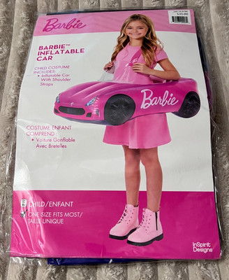 YOUTH BARBIE INFLATABLE CAR HALLOWEEN COSTUME-ONE SIZE-IN SPIRIT ...