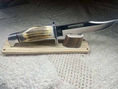 Buck 119 Custom Elk Stag Handle | eBay