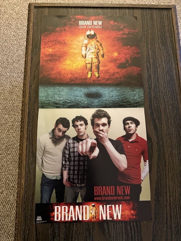 Deja Entendu Poster Signed By All 4 Members Brand New Crease In ...