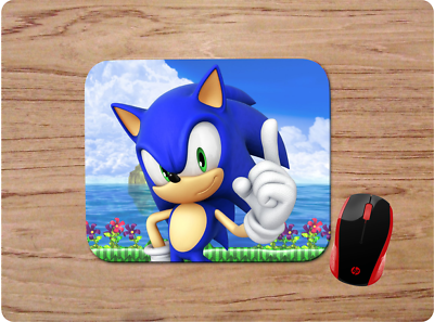 SONIC THE HEDGEHOG CUSTOM NEOPRENE NON-SLIP SOFT MOUSE PAD USA SHIP | eBay