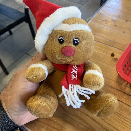 Coca CoExclusive Christmas Stuffed Toy Gingerbread Man Ginger Bell 2004 ...