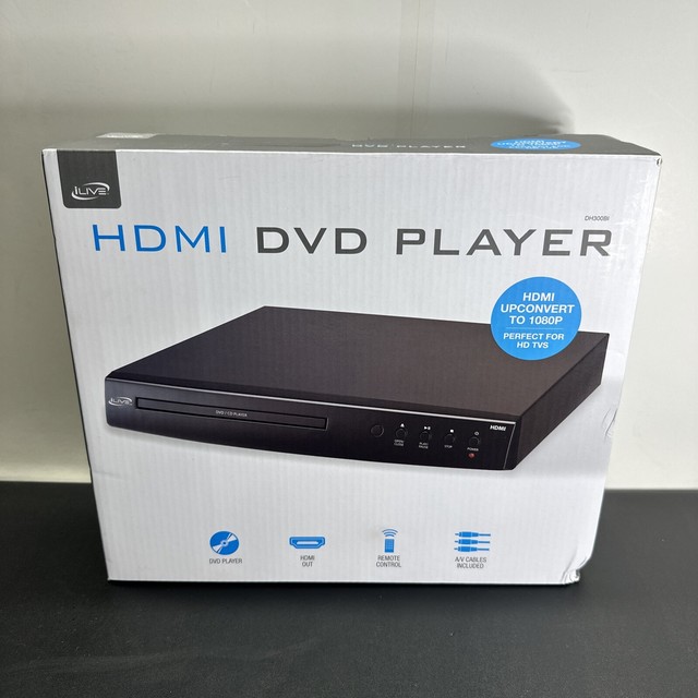 iLive Model DH300BI HDMI DVD Player 1080p for sale online | eBay