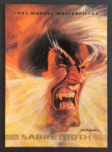 Sabretooth 1993 Marvel Masterpieces Skybox Card #28 (NM) | eBay