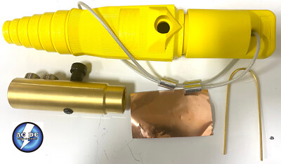 Hubbell HBL300FY FEMALE CAM LOCK W/ Protective Cap for 300A Single Pole ...