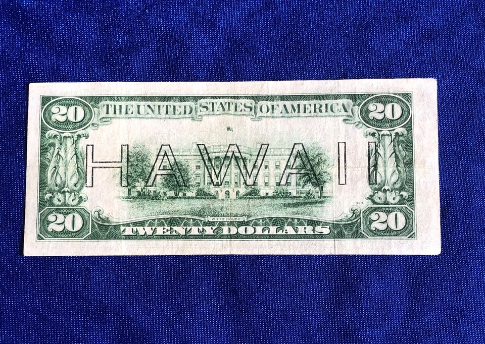 1934 A $20 HAWAII OVERPRINT Twenty Dollars Federal Reserve Note | eBay