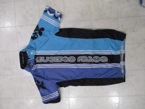 PREOWNED WOMENS BETTYS DESIGNS BICYCLE JERSEY SZ-X-SMALL STYLE#1345 | eBay