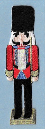 Iron On Applique Patch - Christmas Nutcracker - Embroidered - Crafts - 5.75"H | eBay