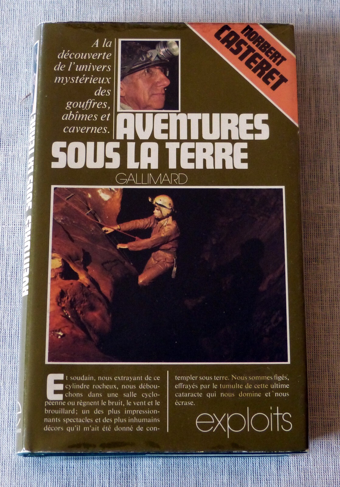 Livre : aventures sous la terre - Norbert Casteret | eBay