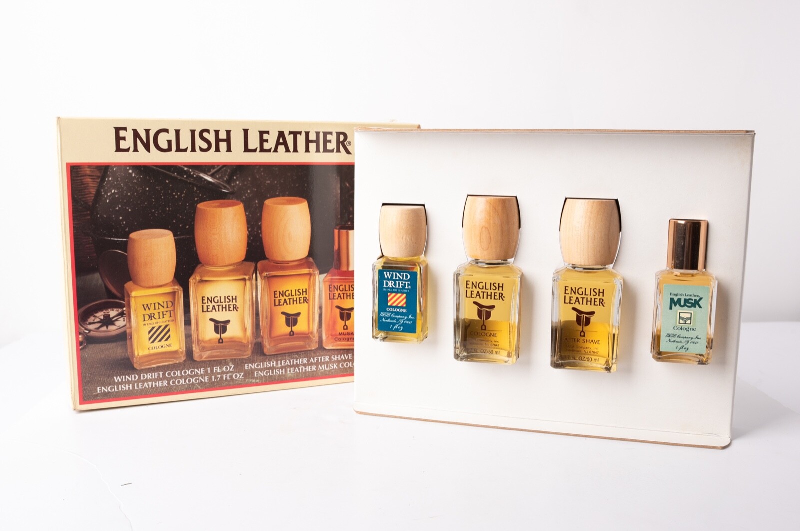 English Leather MEM Cologne Gift Set Wind Drift Musk Original ...