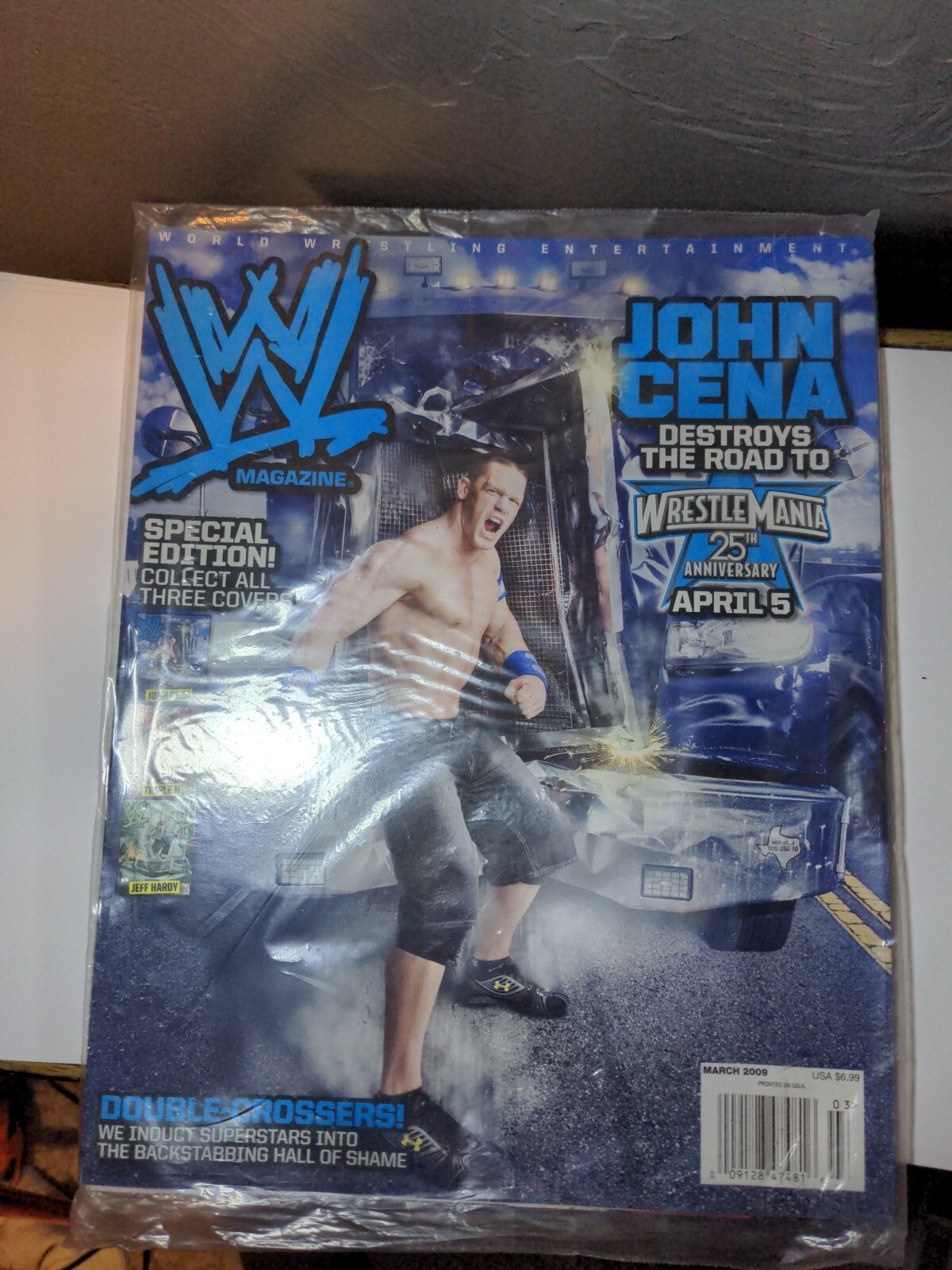 WWE Magazine March 2009 Wrestlemania John Cena Magazine | eBay