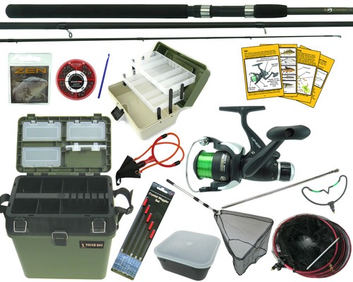 Complete Starter Fishing Set Kit + All The Tackle You Need To Go ...