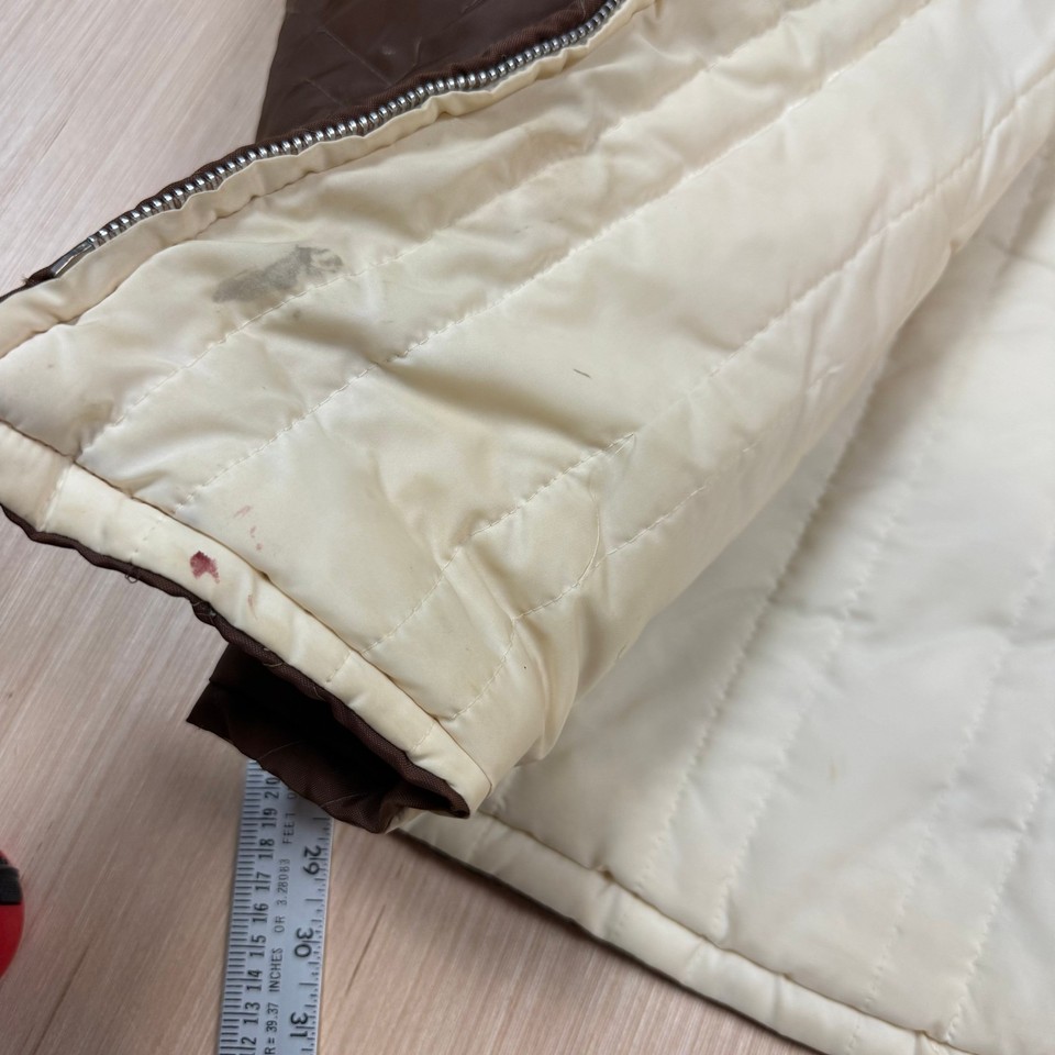 Vintage 60s Quilted Mechanics Bomber Jacket Matt Andrews Large ...