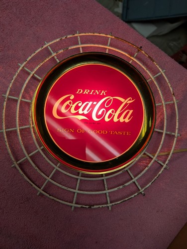 Drink Coca Cola Round Light-Up Sign 1960’s Working Price Brothers Works ...