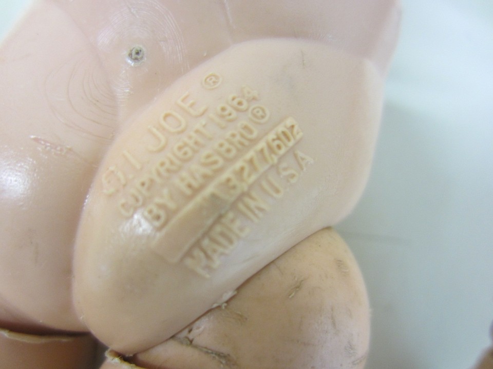 #11 Vintage 1964 Hasbro GI JOE 12" Blonde Painted Hair Scar Action ...