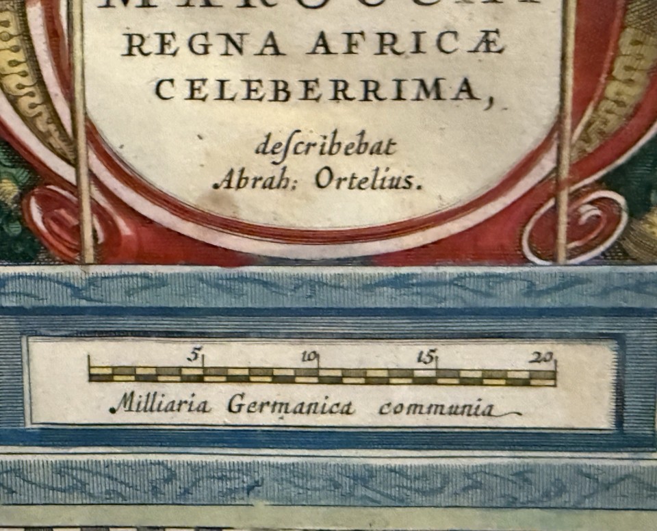 Fenza Map Africa et Marocchi Regna Africa Morocco Ca 1685 From Atlas | eBay