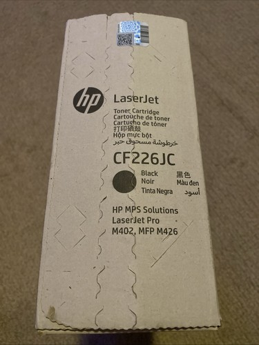 New HP LaserJet CF226JC Sealed Black Toner Cartridge OEM Original NIB ...