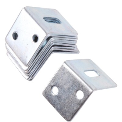 L-SHAPE CORNER BRACE 6x Right Angle 28mm Kitchen Worktop Support ...