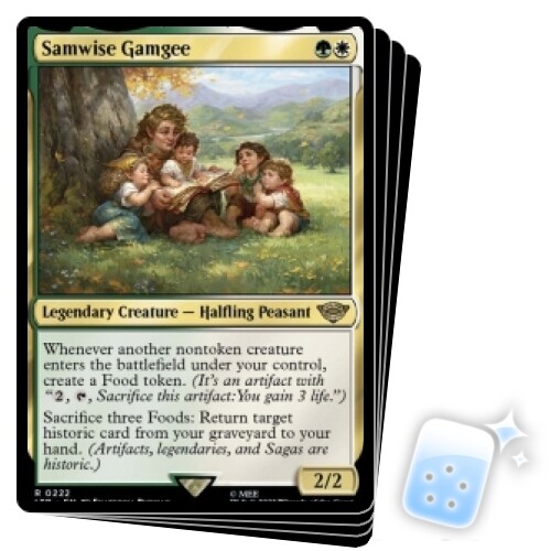 SAMWISE GAMGEE X4 The Lord Of The Rings Magic MTG MINT CARD | eBay