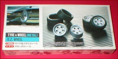 Fujimi Wheel & Tire Set 17 Inch Metal OZ Wheel 1/24 Scale Model Kit | eBay