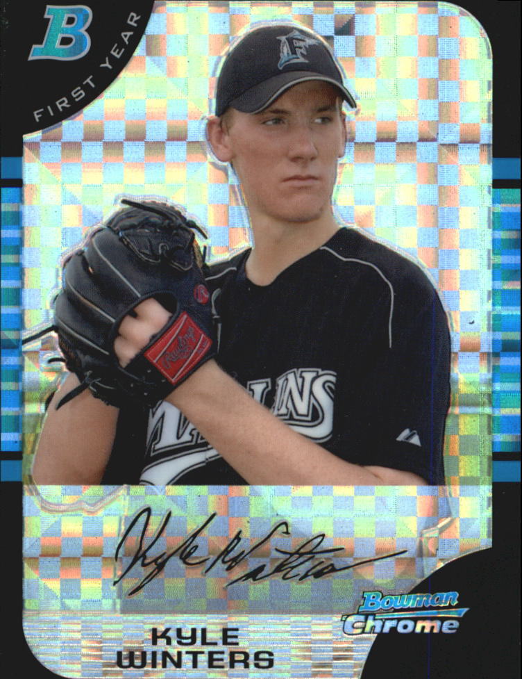 2005 Bowman Draft Picks & Prospects - Chrome X-Fractor #BDP40 Kyle ...