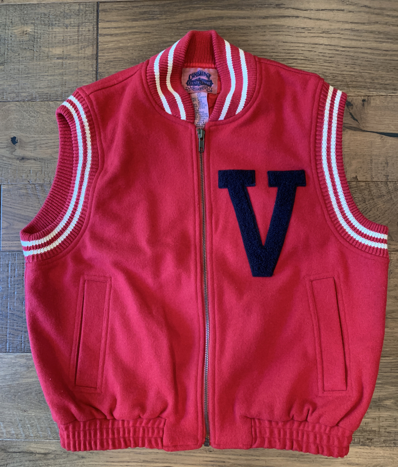 Vintage Cambridge Dry Goods Varsity Jacket Vest Pre-O… - Gem