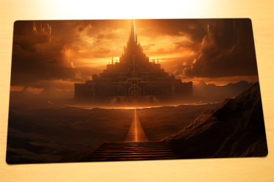 No.1737 Fantasy Landscape Castle Gaming Mat Desk Mat Mouse Pad TCG CCG ...