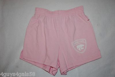 Girls Knit Shorts PASTEL PINK Elast Waist K STATE POWERCAT Kansas ...