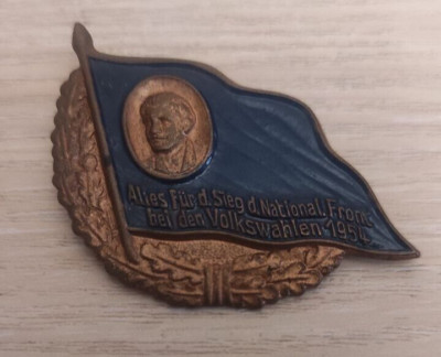 GDR German 1954 badge GDR USSR Communism | eBay