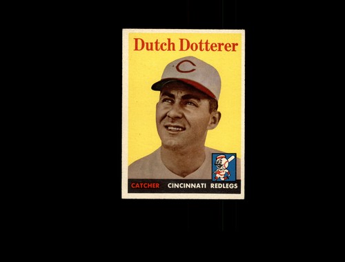 1958 Topps 396 Dutch Dotterer RC EX-MT #D892955 | eBay