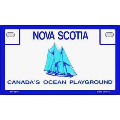 Nova Scotia Blank Metal Motorcycle License Plate Tag Sign Car Truck ...