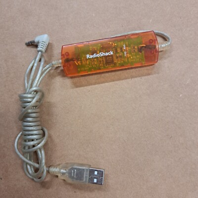 Radio Shack USB Scanner/PC Interface Programming Cable Cat. No. 20-047 ...