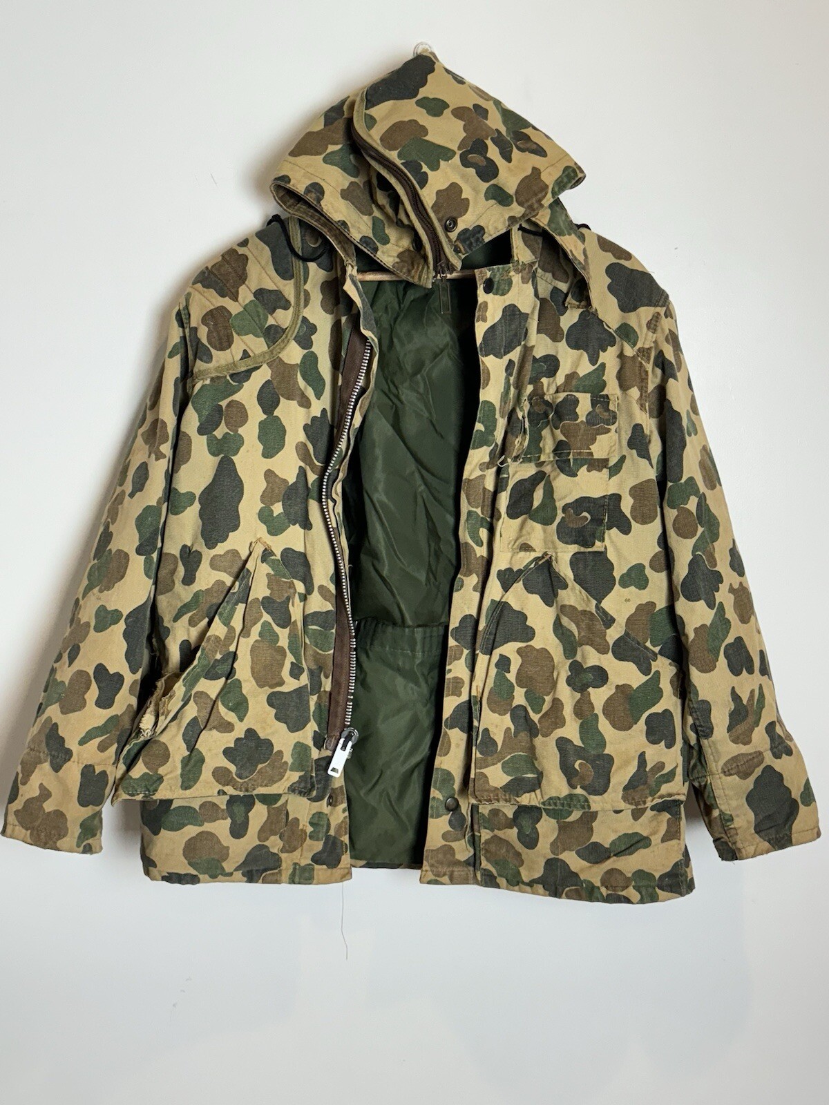 Antique 1950’s Canvasback Hunting Bird Jacket Duck Si… - Gem