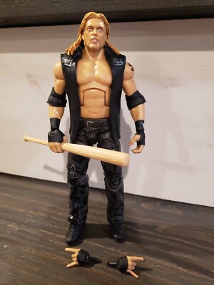 EDGE w/ VEST BAT & HANDS Elite WrestleMania Collection WWE Mattel ...
