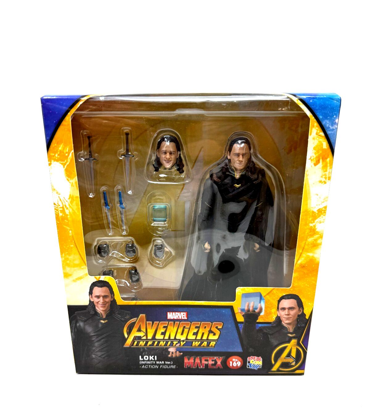 MAFEX Marvel Avengers Infinity War Loki NEW No. 169 Medicom Authentic