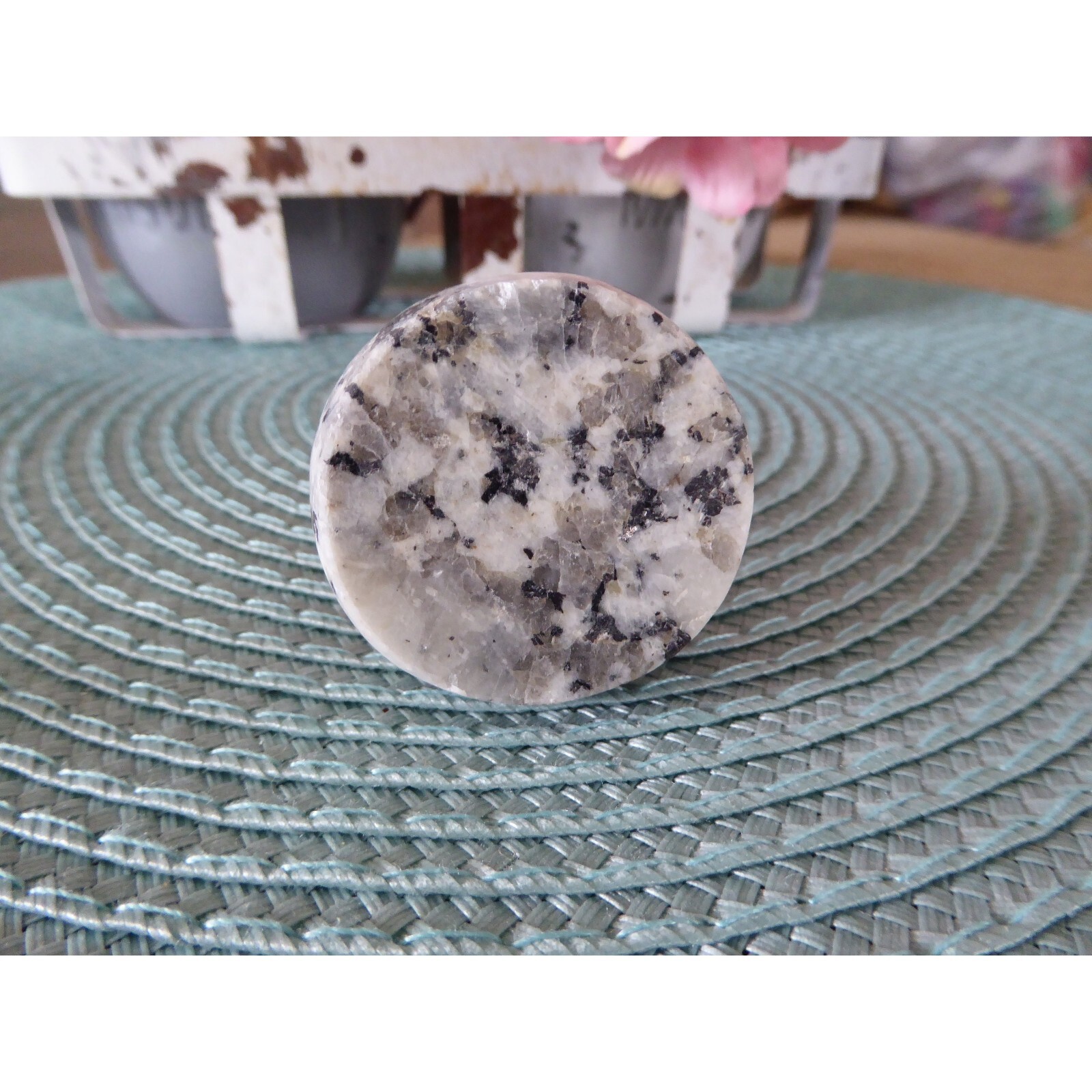 Vintage Drawer Pull Grayish Granite Stone Handle Cabinet Dresser Door Knob | eBay