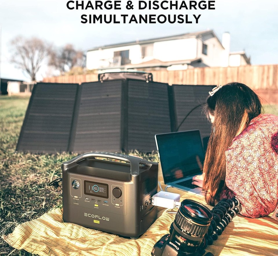 EcoFlow Solar Generator RIVER Pro 720Wh + 160W solar panel Certified ...