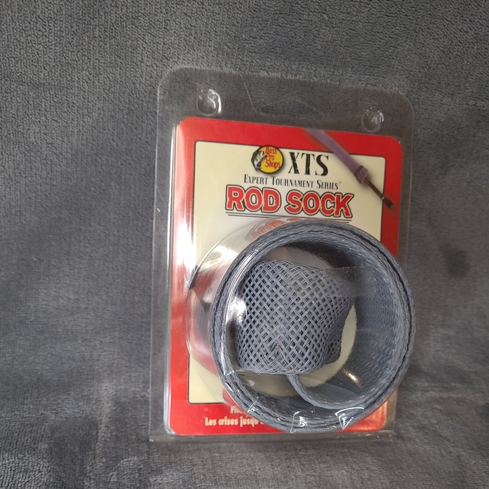 Bass Pro Shop XTS Rod Sock Expert Tournament Series Grey 5'-6" | eBay