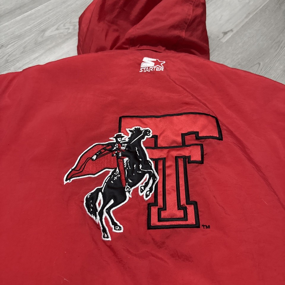 Vintage Texas Tech 90’s Starter Puffer Jacket Size Large Shockwave Rare ...