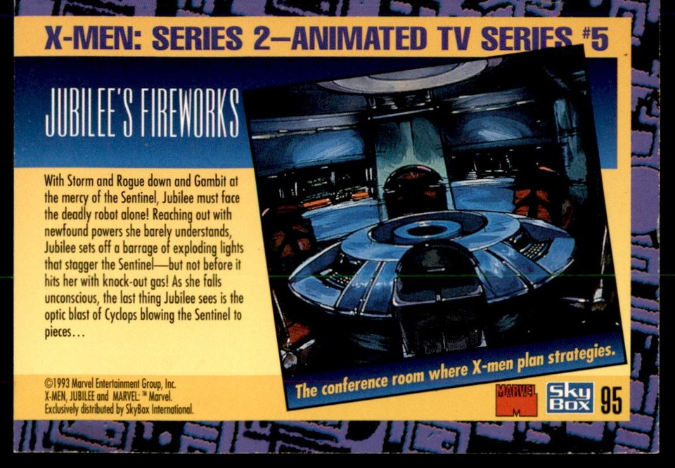 1993 SkyBox X-Men Series 2 Jubilee's fireworks #95 | eBay