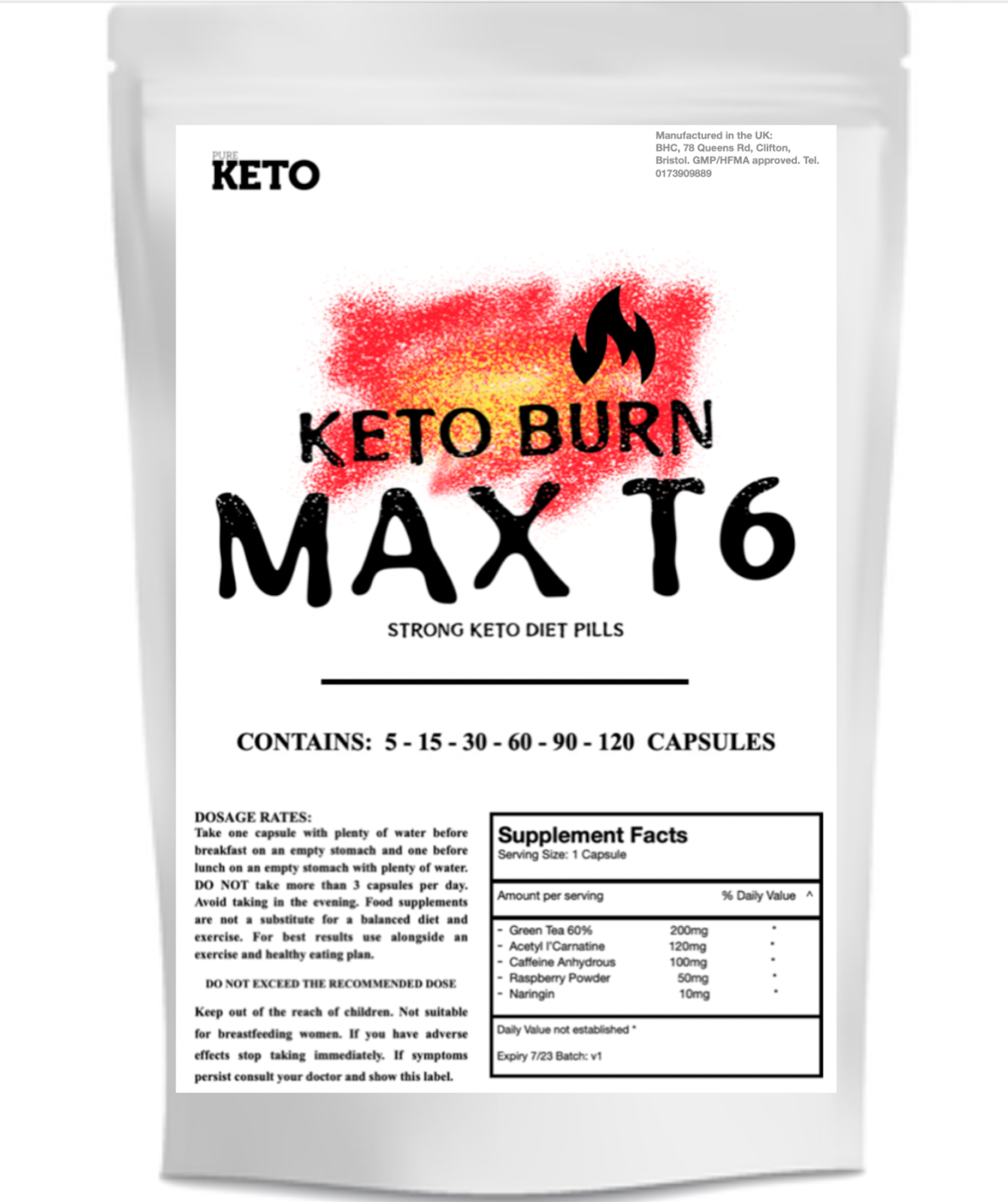 KETO DIET PILLS - KETO BURN MAX T6® VERY STRONG FAST SLIMMING WEIGHT ...
