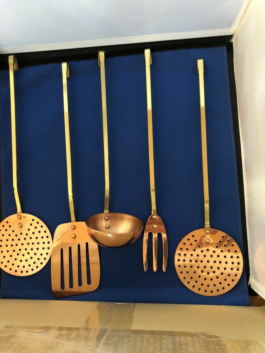 Vintage Copper Kitchen Utensils Set Of 5 Copper BergHOFF 10 Piece