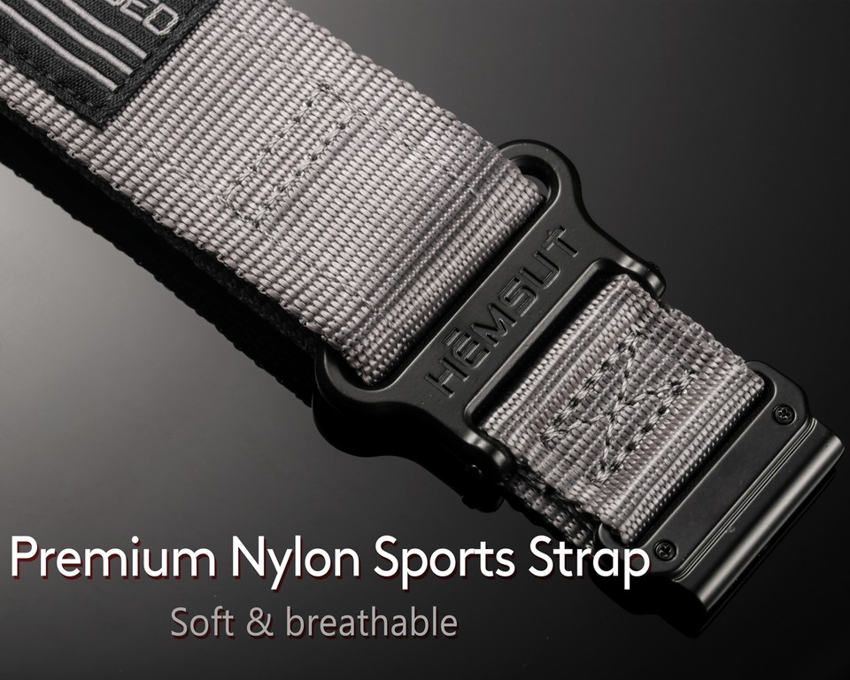 Compatible With Garmin Watch Band Super Rugged Nylon Sports Watch Strap ...