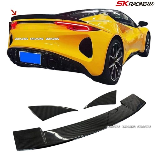 3Pcs Real Carbon Fiber Fits Lotus Emira 2023-2025 Rear Trunk Lid ...