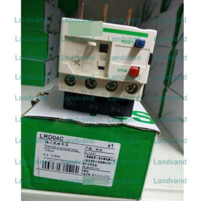 1PCS Schneider LRD04C Thermal Overload Relay LRD04C 0.4-0.63A New in ...