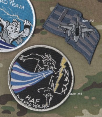 Grec C - Air Force Haf F-16 Zeús Δίας Démonstration Équipe Bardane 2 ...