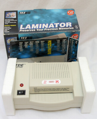 TDE Systems 4”x6” Laminator for Photos HL-406 | eBay