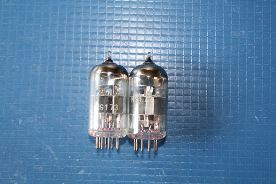 PCC88 lot of 2pcs TESLA tested 100% SAME CODES NEW Double triode tubes ...